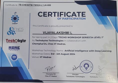 I Recently Participated In Ai With Deep Learning Workshop Organized By