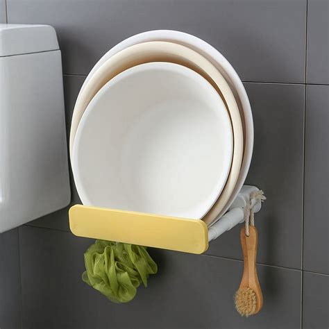 Estante Para Lavabo Oculto Retráctil Sin Perforaciones Estante De