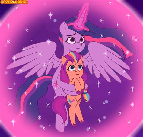 Safe Artist Rzdragon Sunny Starscout Twilight Sparkle Alicorn Earth Pony