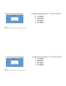 Short Quiz Polynomial Addition Multiplication By Laura Villanueva