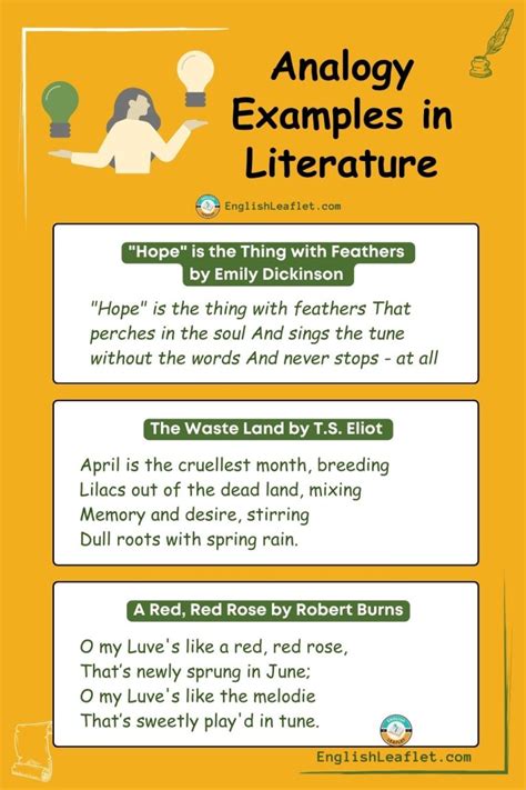 What Is Analogy Analogy Examples In Literature EnglishLeaflet