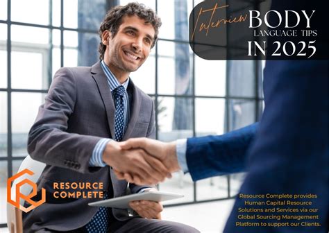 Interview Body Language Tips Resource Complete Human Capital