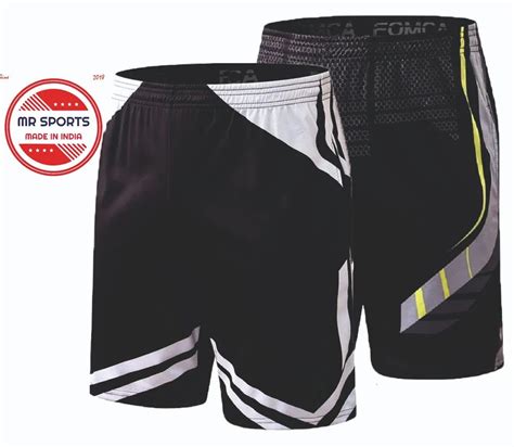 Polyester Striped Men Lycra Sports Shorts Regular Fit At Rs 200piece