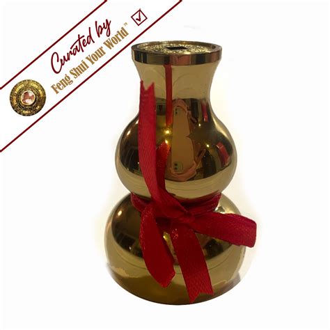Wu Lu Gourd With Prosperity Coin Refined Brass Feng Shui Your World