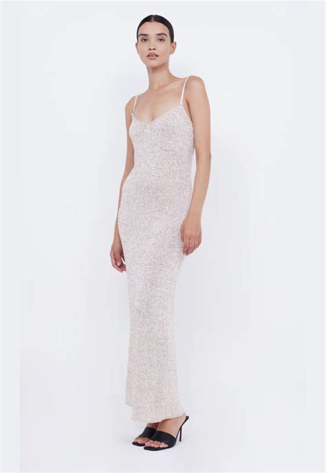 Bec And Bridge Sadie Sequin Dress Rose Gold All The Dresses