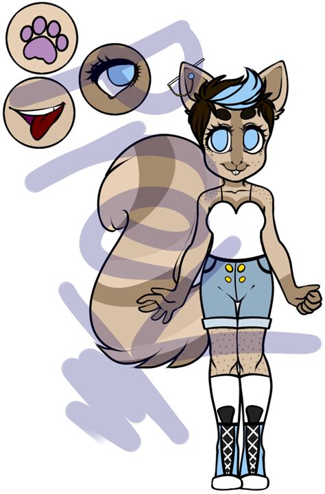 Anthro Squirrel Adopt Closed By Midgesaurus On Deviantart