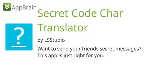 Secret Code Char Translator For Android App Stats And Insights