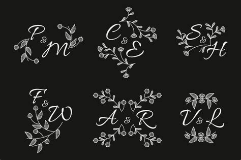 Wedding Monogram Fonts Free Download Free Monogram Maker Customize