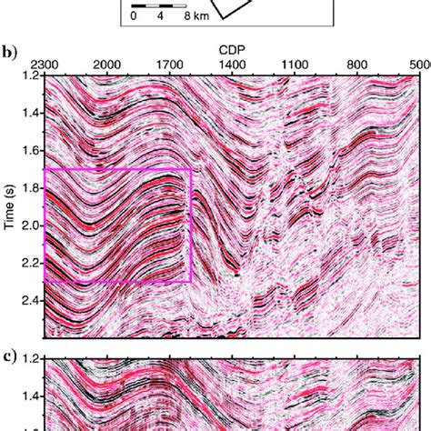 The 3d Seismic Data Set A The Base Map Of The 3d Seismic Survey The