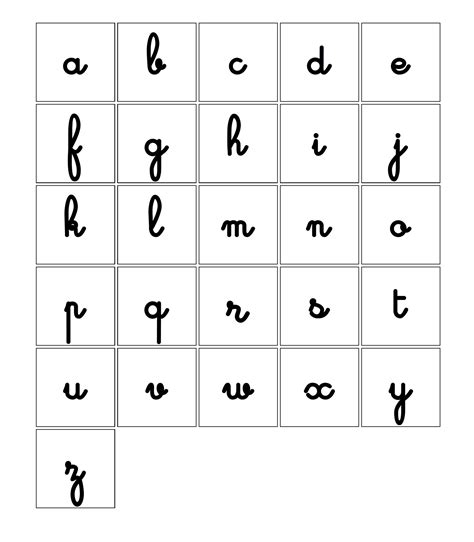 Frise De L Alphabet Des Majuscules En Cursif Bout De Gomme Dedans