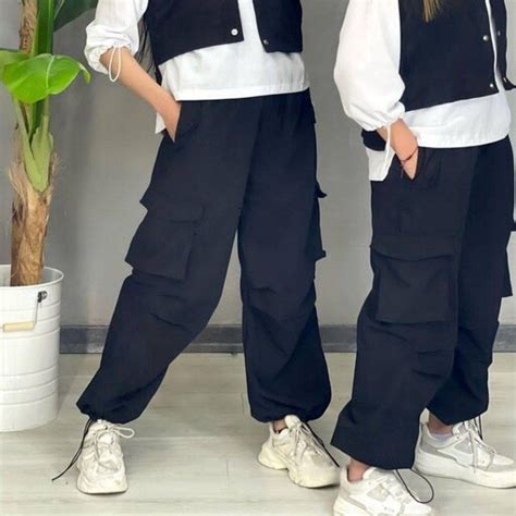 خرید و قیمت شلوار کارگو کتان مرغوب شلوار اسپرت جیب پاکتی خاص دخترونه