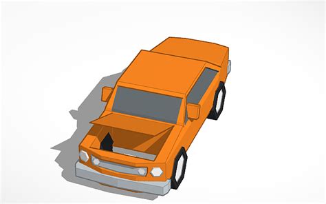 3d Design Car With Engine Tinkercad