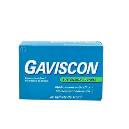 Gaviscon suspension buvable boîte de 24 sachets de 10ml