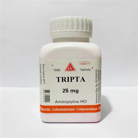 Tripta 25mg Atc 1000 Viên Thuốc Ngủ Ngon