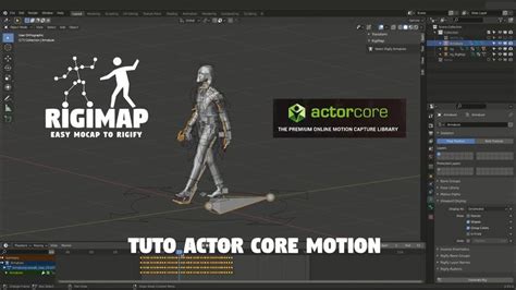 Blender Rigimap Addon Tutorial Actorcore Motions