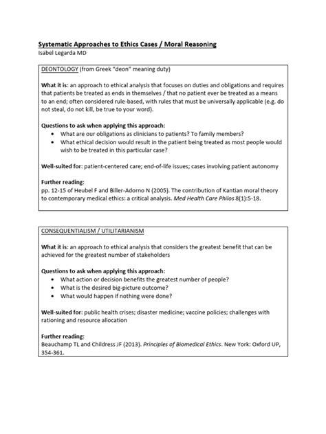 Clinical Ethics Toolbox Pdf Bioethics Autonomy