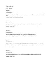 CEFS 691 Quiz 13 Docx CEFS 691 B02 LUO Test Quiz 13 Question 1 2 Out