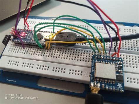 Lora Rfm X Module Connected To Arduino Nano Networking Protocols