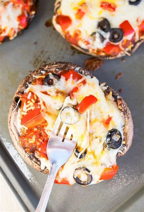 Portobello Mushroom Pizza One Pan One Pot Recipes