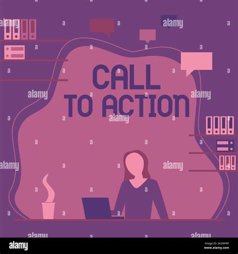 Text Caption Presenting Call To Action Business Approach Encourage