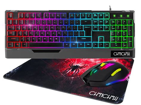 Buy RGB Gaming Keyboard And Mouse Wired Mouse And Keyboard LED Backlit Computer Keyboards Mouse