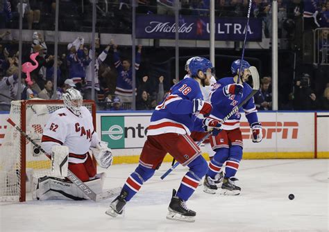 Rangers Have Fortitude Heart To Win Game Vs Hurricanes