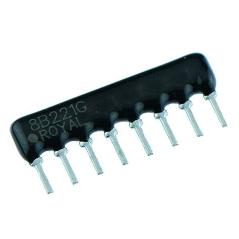 220r 4 Isolated Resistor Network 2 — Switch Electronics Your One Stop Component Shop