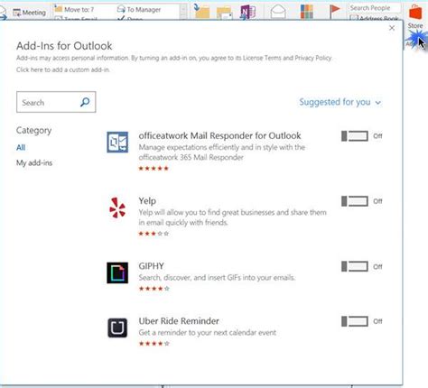 如何启用、禁用或删除 Microsoft Outlook 加载项