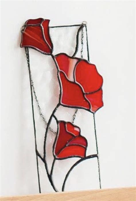 Pin By Brigitte On Stained Gl Ts Stained Glass Rose Stained