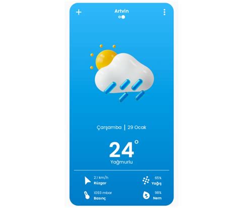 Weather Screen App In Kotlin