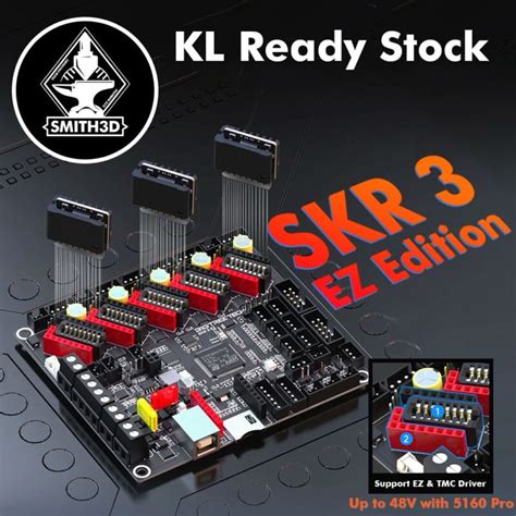 Bigtreetech Btt Skr 3 Ez Control Board Mainboard For 3d Printer Fit Dual Drivers Tmc2209 Ez5160