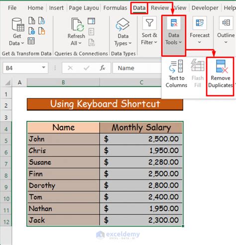 How To Undo Remove Duplicates In Excel 3 Ways ExcelDemy