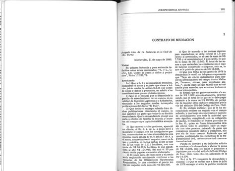 SOLUTION 211275959v1 Gamarra J 1987 Derecho Del Mediador A La Comisi N