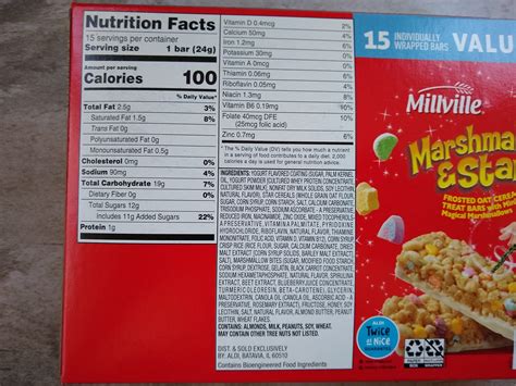 Millville Cereal Treat Bars Aldi Reviewer