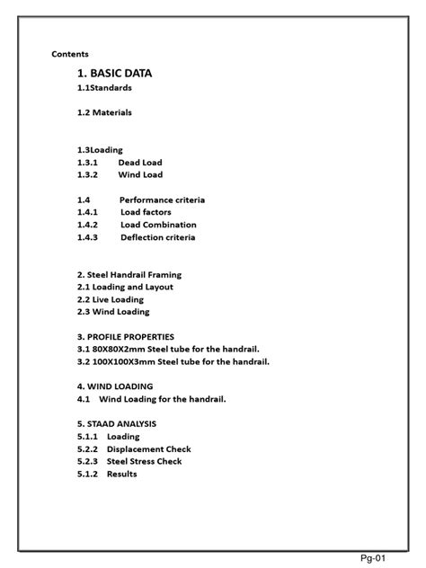 Load Calculation Of Steel Handrail Pdf Structural Load Pascal Unit