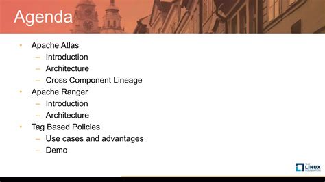 Tag Based Policies Using Apache Atlas And Ranger Ppt