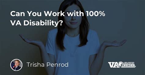 Can You Work With 100 Va Disability