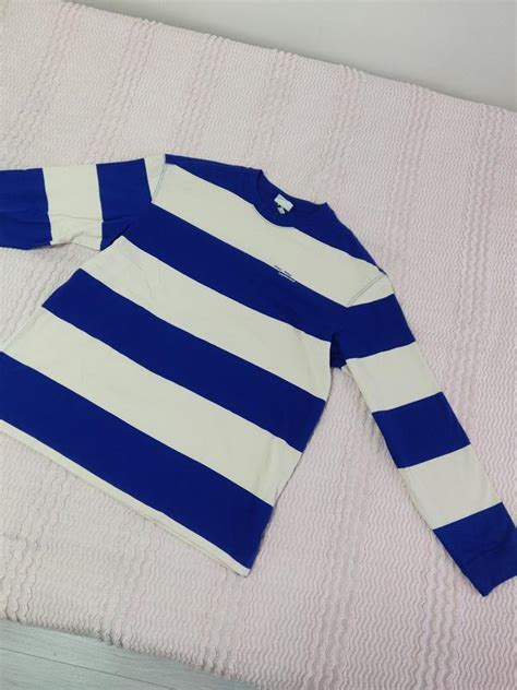 Мужская хлопковая кофта в полоску Xl — ціна 809 грн у каталозі Пуловери Купити чоловічі речі за