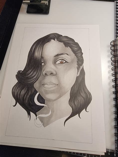 One Of My Cousins By Me Getting Used To Using The Markers Not Happy With How The Right Side Of