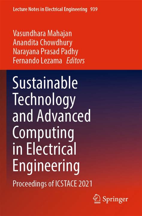 Lecture Notes In Electrical Engineering Sustainable Technology And