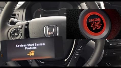 Honda Pilot Keyless Start System Problem On Dash No Start Push