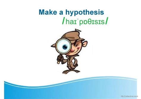 Probability Making Hypothesis English Esl Powerpoints
