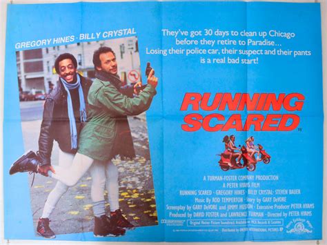 “running Scared” Original British Quad Poster Film Poster Movie Po Pastposters