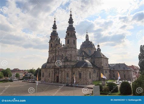 Church Fulda Cathedral The Cathedral Of Christ The Saviour Germany Stock Image Image Of