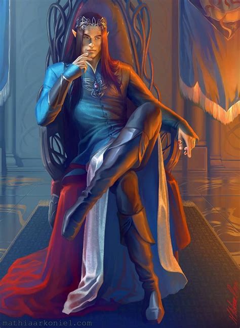 Fingolfin By Mathia Arkoniel Como Un Alto Rey Fingolfin Aparece En La