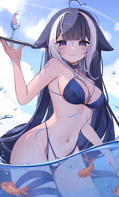 Hiroside Shylily Shylily Bikini Indie Virtual Youtuber Absurdres