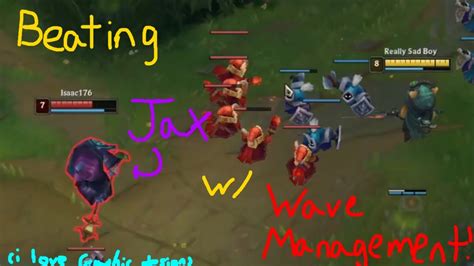 Challenger Teemo Vs Jax Winning By Freezing The Wave Youtube
