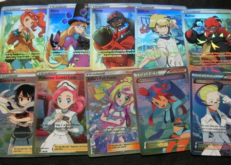 ポケモンカード 英語 Pokemon Card Xy Sr フウロ ポケモンセンターのお姉さん リーリエの全力 ソニア ヒガナの決意 キバナ