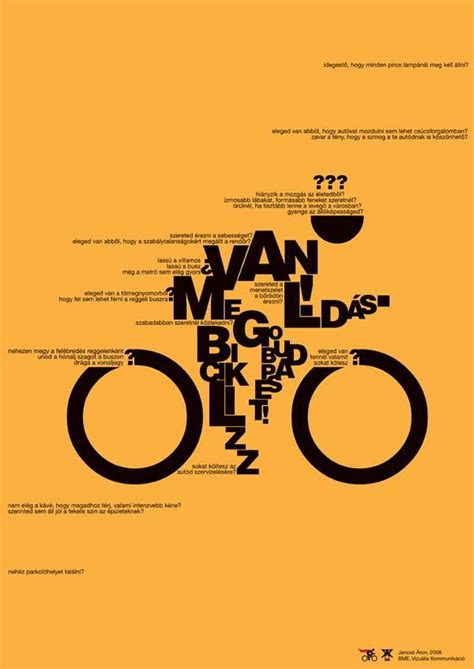 Typography By Aron Jancso Art And Design Typographic Poster Design