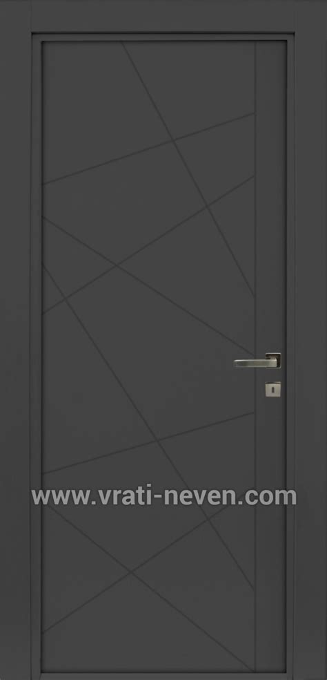 Турски интериорни врати Интериорна врата Гизам антрацит